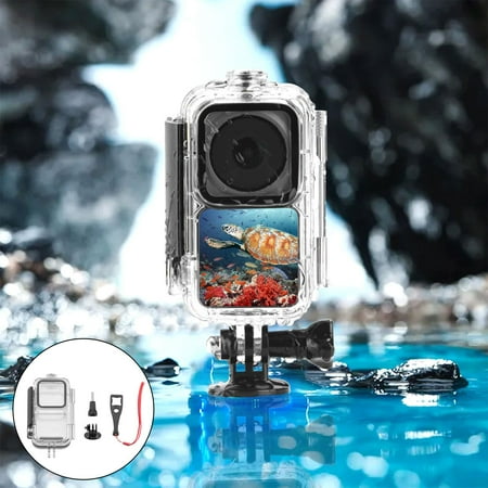 Water Housing Case, 60 Meters,with Tempered Lens Swimming Underwater ...