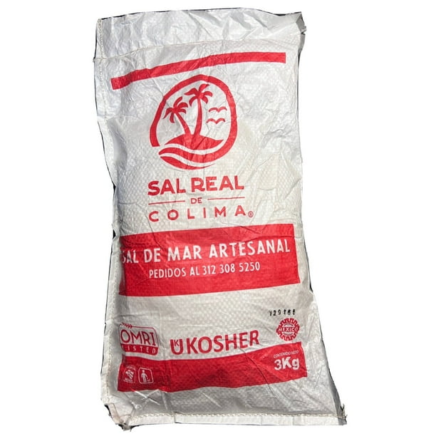 Colima Sea Salt Coarse Sal Marina Gruesa de Mar Kosher 105 0z (3kg ...