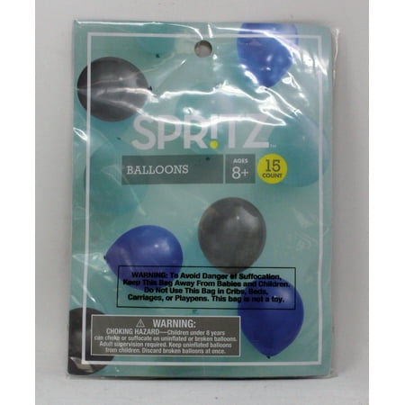 Spritz Blue, Teal & Silver Balloons 15 Count | Walmart Canada