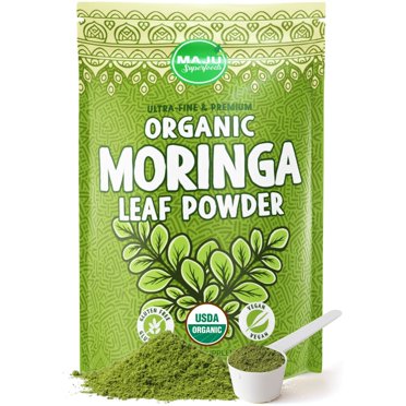 B'Leaf Nature Organic Moringa 180 Vegetarian Capsules 1000mg - Energy ...