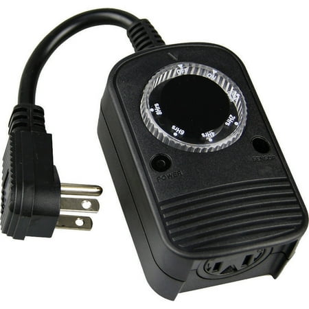 Outdoor Mechanical Timer with 1 Grounded Outlet - Walmart.com