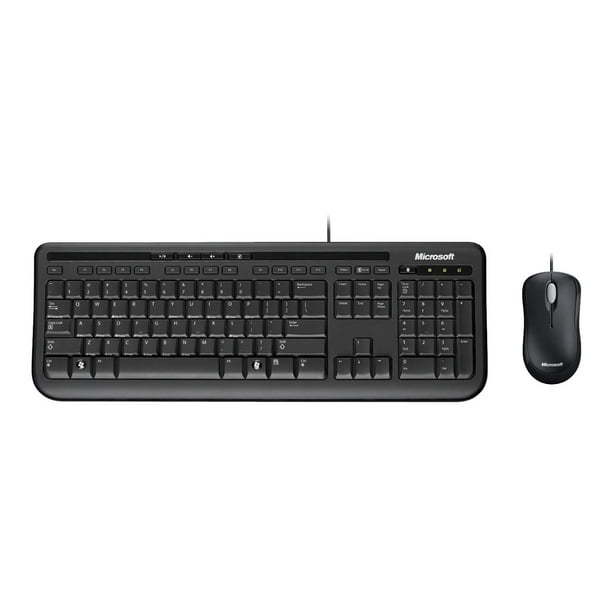 Microsoft Wired Desktop 600 - Keyboard and mouse set - USB - Canadian ...