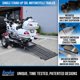 Kendon Single Ride-Up Motorcycle Trailer with Folding Ramp, SRL Loading ...