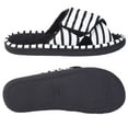 Fuzzy House Slippers with Arch Support Orthotic Sole Open Toe Bedroom ...