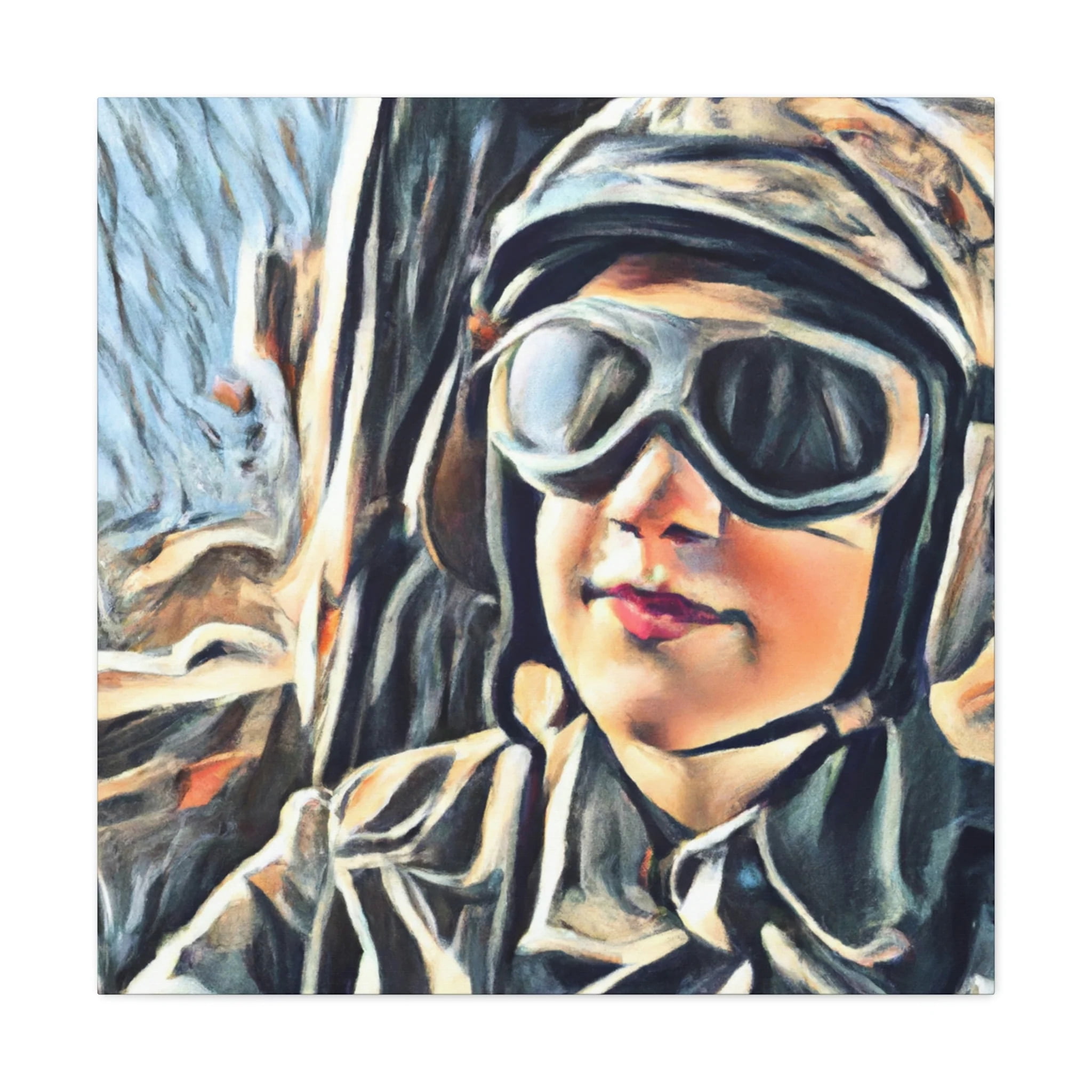 Blue Skies, Navy Pilot - Canvas - Walmart.com