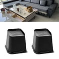 4/6Pcs Bed Risers Nonslip Desk Couch Bottom Elevator Oversized ...