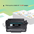 55X 10-Pack Compatible Toner Cartridge for HP CE255X 55X for HP P3015 ...