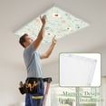 4 Pcs Cream Poppies Fluorescent Light Covers Modern Boho Chic Floating ...