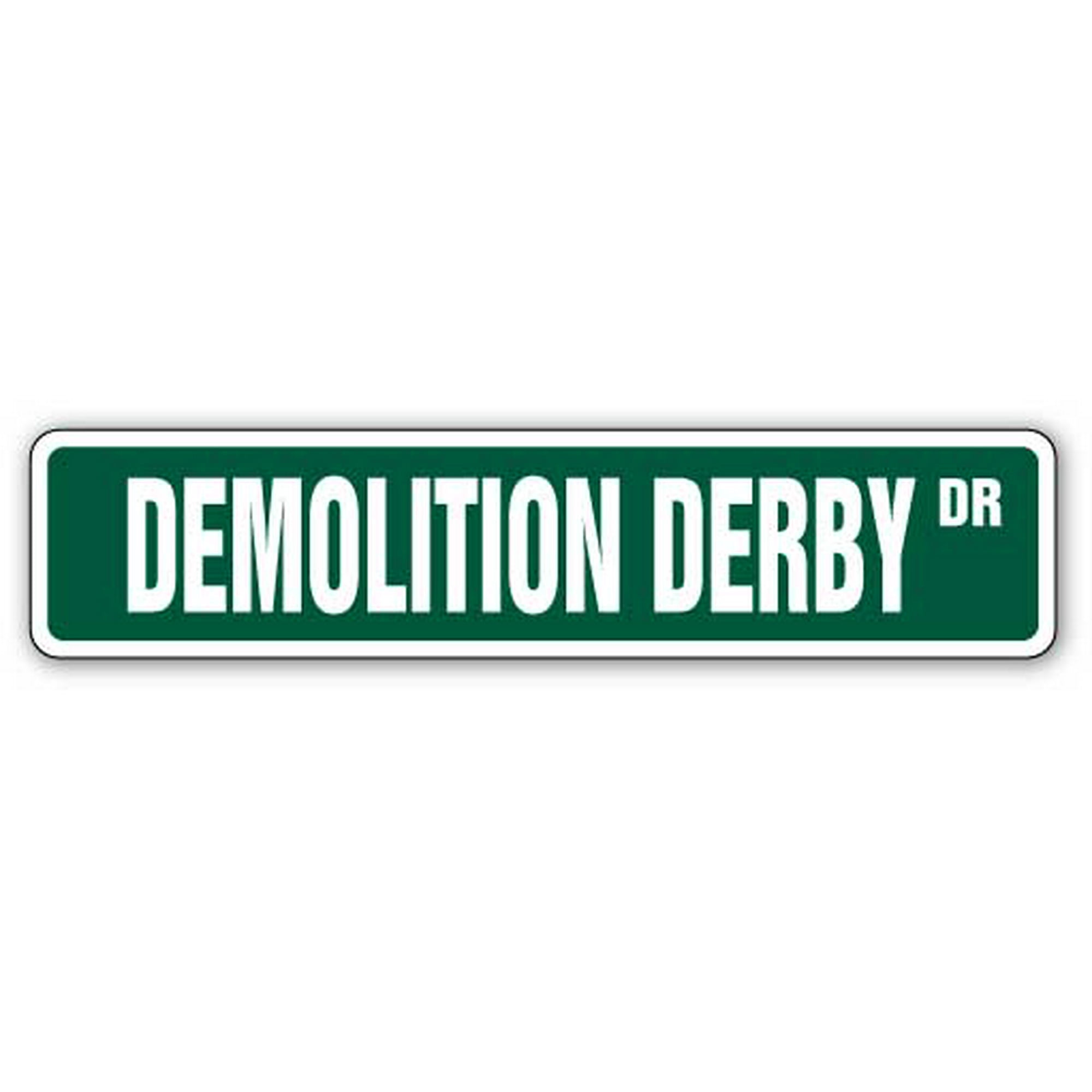 Demolition Derby Number Signs