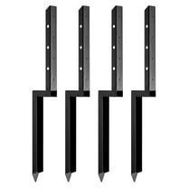 KFFKFF Fence Post Support Kit, 4 Units, 3.5x3.5 in Inner Diameter ...