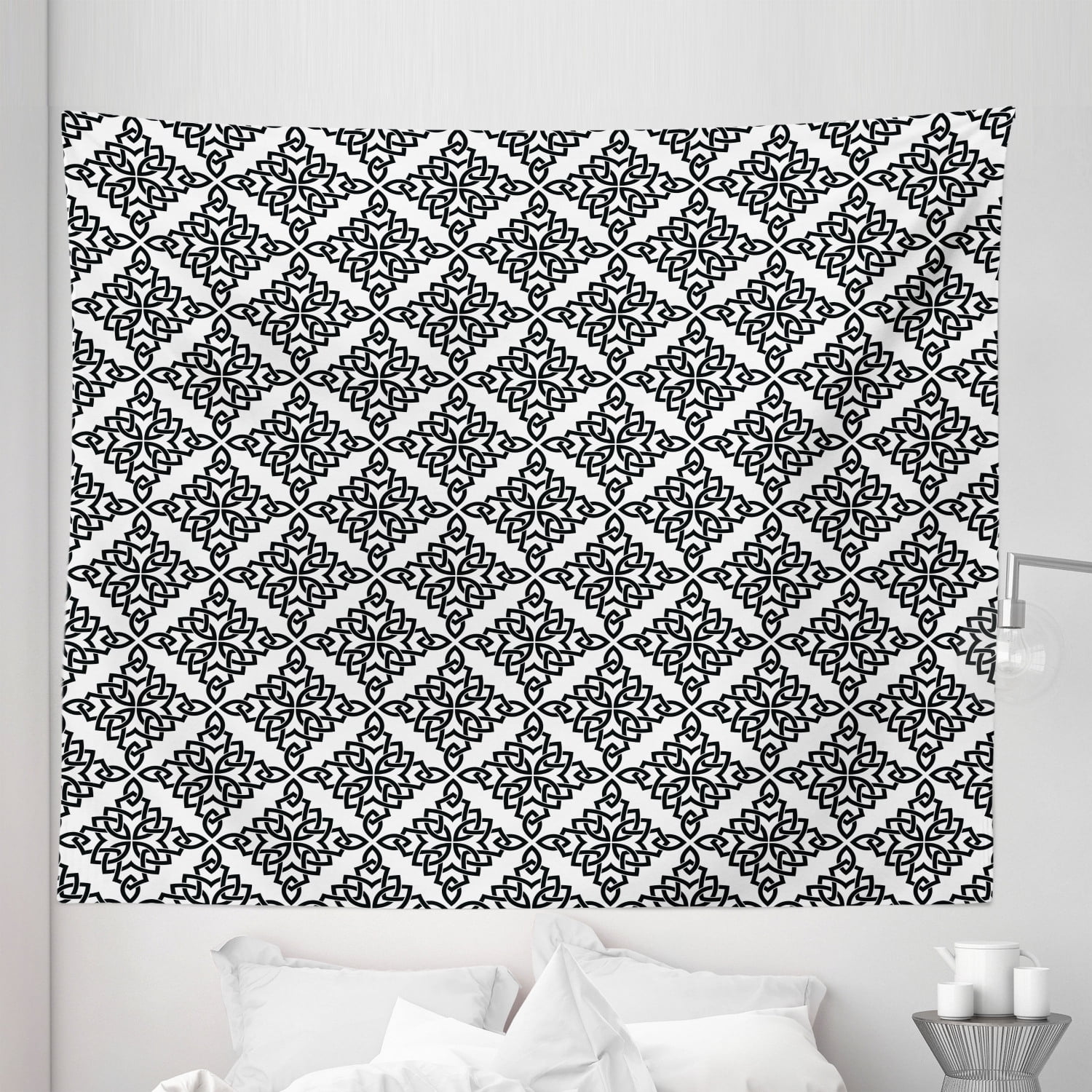 Celtic Tapestry, Intricate Celtic Style Pattern as Braided Grid ...