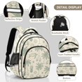 ALAZA Vintage Palm Tree Turtle School Backpack Elementary Bag Student ...