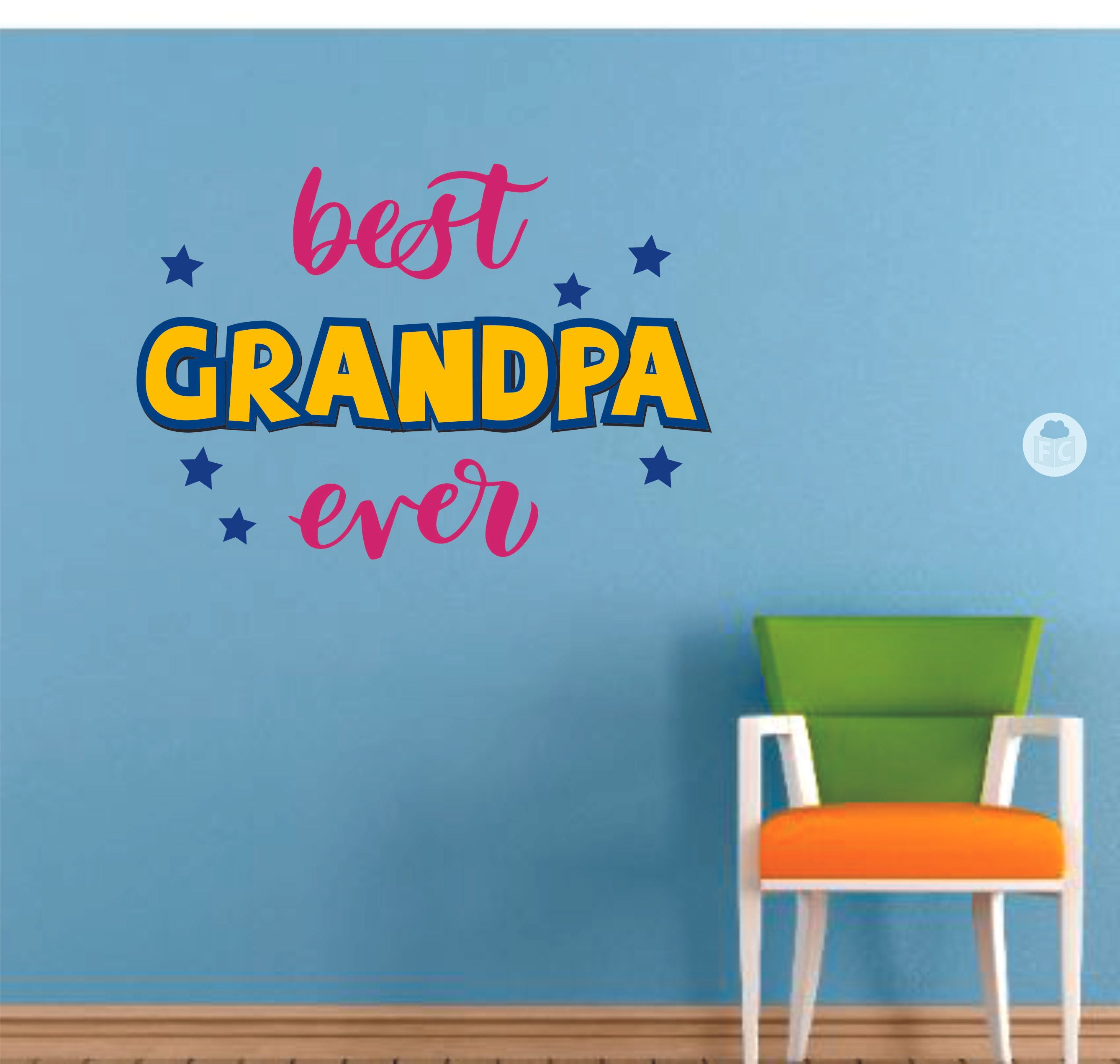 Best Grandpa Ever Quote Quotes Decors Wall Sticker Art Design Decal for ...