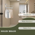 Chrome Clothes Drying Rack, Wall Mounted Swing Arm Hanger for Laundry ...