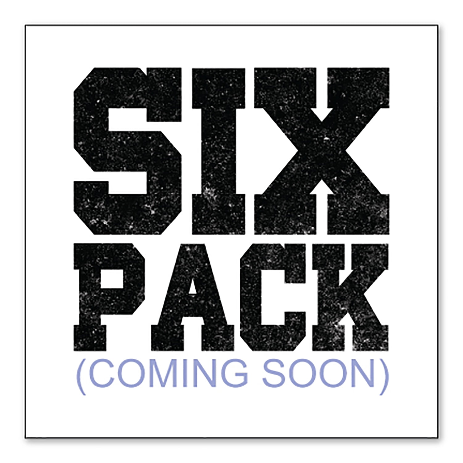 DistinctInk Custom Bumper Sticker - 8" x 8" Decorative Decal - White ...