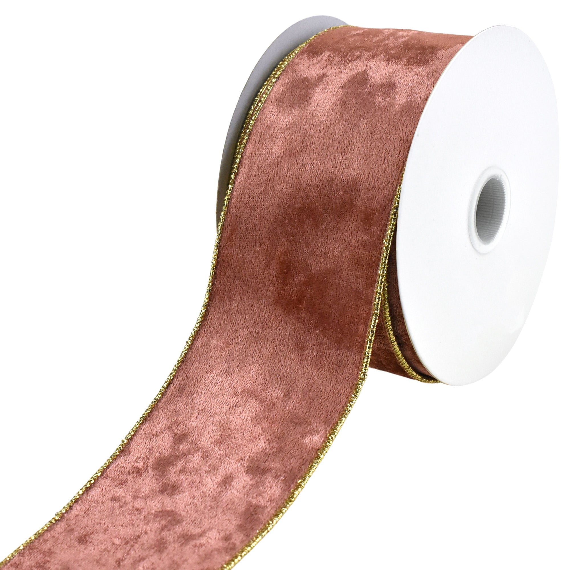 Christmas Velvet and Metallic Back Wired Ribbon, 2-1/2-Inch 10-Yard ...