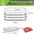 ACDANC Meat Container for Fridge,Stackable Food Storage Boxes with Lid ...