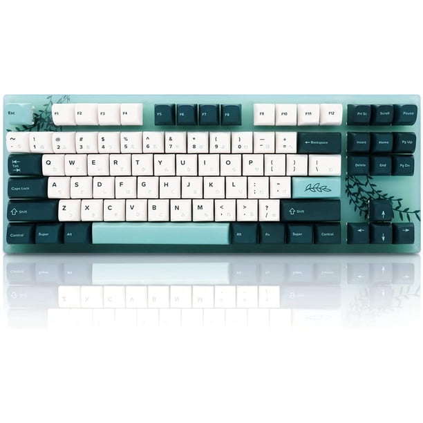 W K87 TKL Mechanical Keyboard, Hot Swappable Wired Keyboard, 87 Keys ...