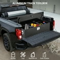 Aluminum Underbody Truck Tool Box, Lockable Waterproof Diamond Plate ...
