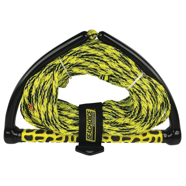 Seachoice 86726 5-Section 75' Reflective Wakeboard Rope with 1500 lb ...