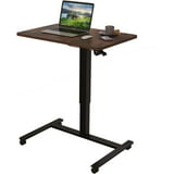 CometMin 28 inch Mobile Standing Desk with Wheels, Adjustable Height ...