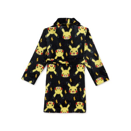 Pokémon - Pokemon Boys Pikachu Pajama Robe, Sizes 4-12 - Walmart.com ...