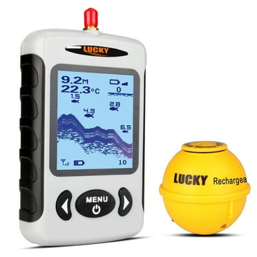 Walbest Portable Lake Sea Fishing Smart Fish Finder, Depth Alarm ...