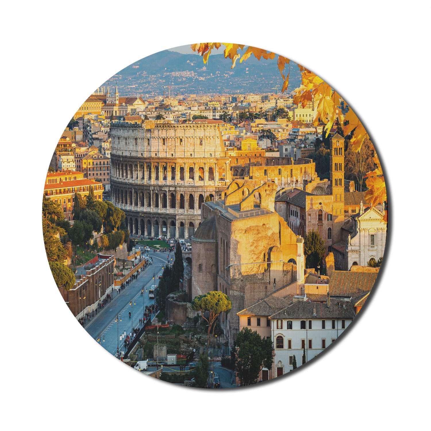 Italy Mouse Pad for Computers, Colosseum in Rome Amphitheater ...