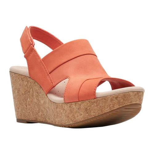 Women's Clarks Annadel Ivory Wedge Sandal - Walmart.com