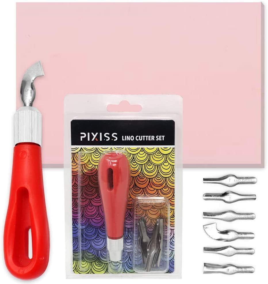 Rubber Block Stamp Carving Block Stamp Making Kit with Cutter Tools, 1 ...