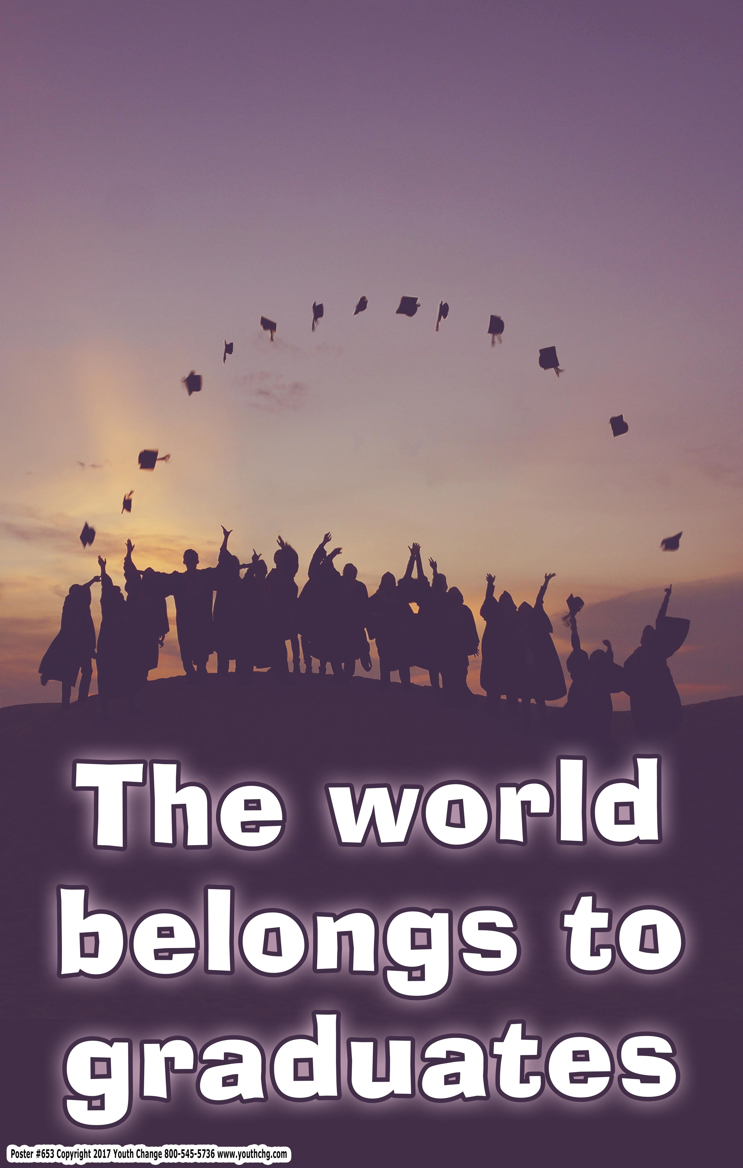 Youth Change Poster #653 Motivational High School Student Graduate ...