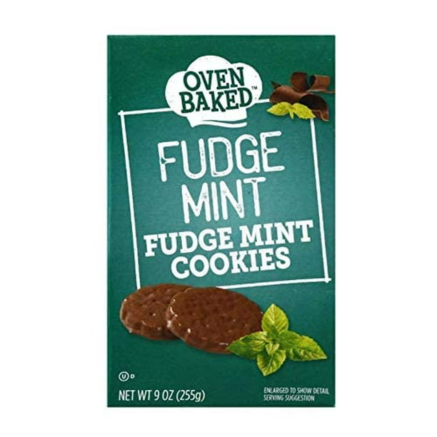 Oven Baked Fudge Mint Cookies, 9 Oz - Walmart.com