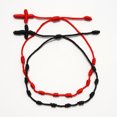 2x/Set Eye-catching Kabbalah for 7 Knots Red String Bracelets Jewelry ...