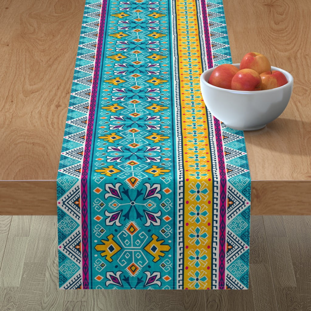 Tablecloth Home Decor Table Centerpiece 50 x 230 cm 100% Turkish Cotton ...