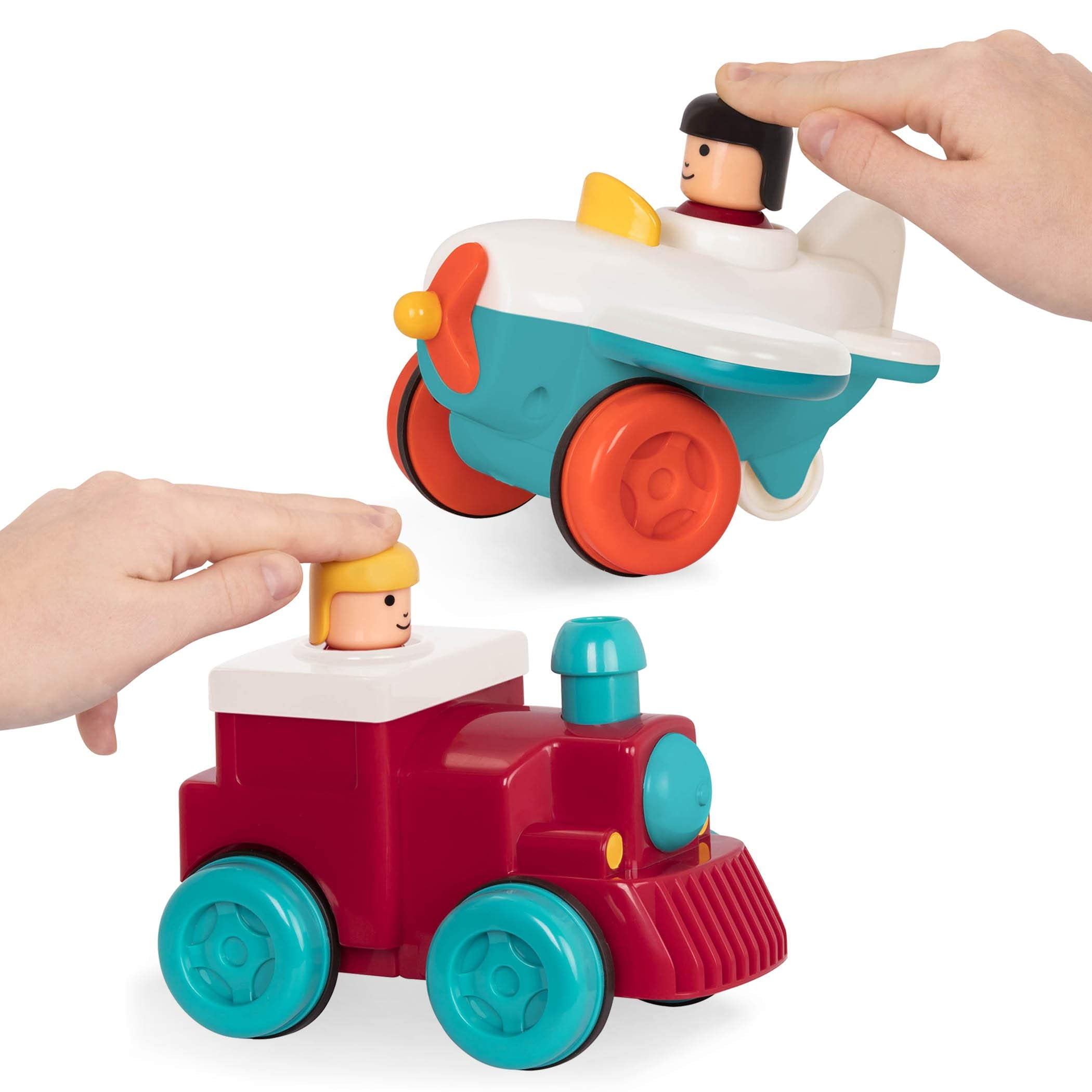 Battat Combo Set Pump-N-GO Airplane & Train Battat NA | Walmart en línea