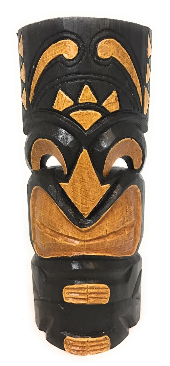 Happy Tiki Mask 12" - Hand Carved Smiley Tiki | #dpt513830 - Walmart ...