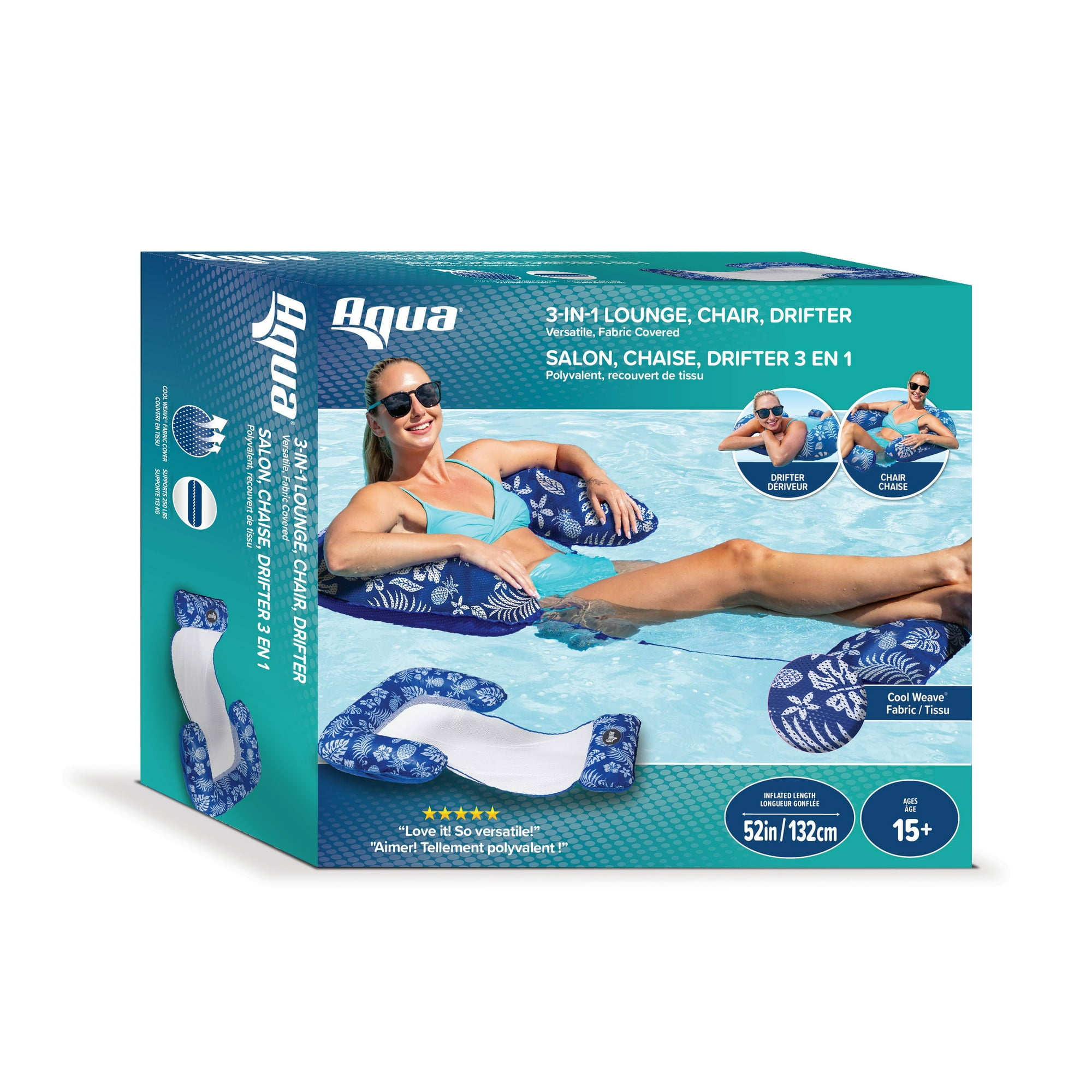Click here for Aqua-Leisure Aqua Leisure 3-In-1 Lounge Pool Chair prices