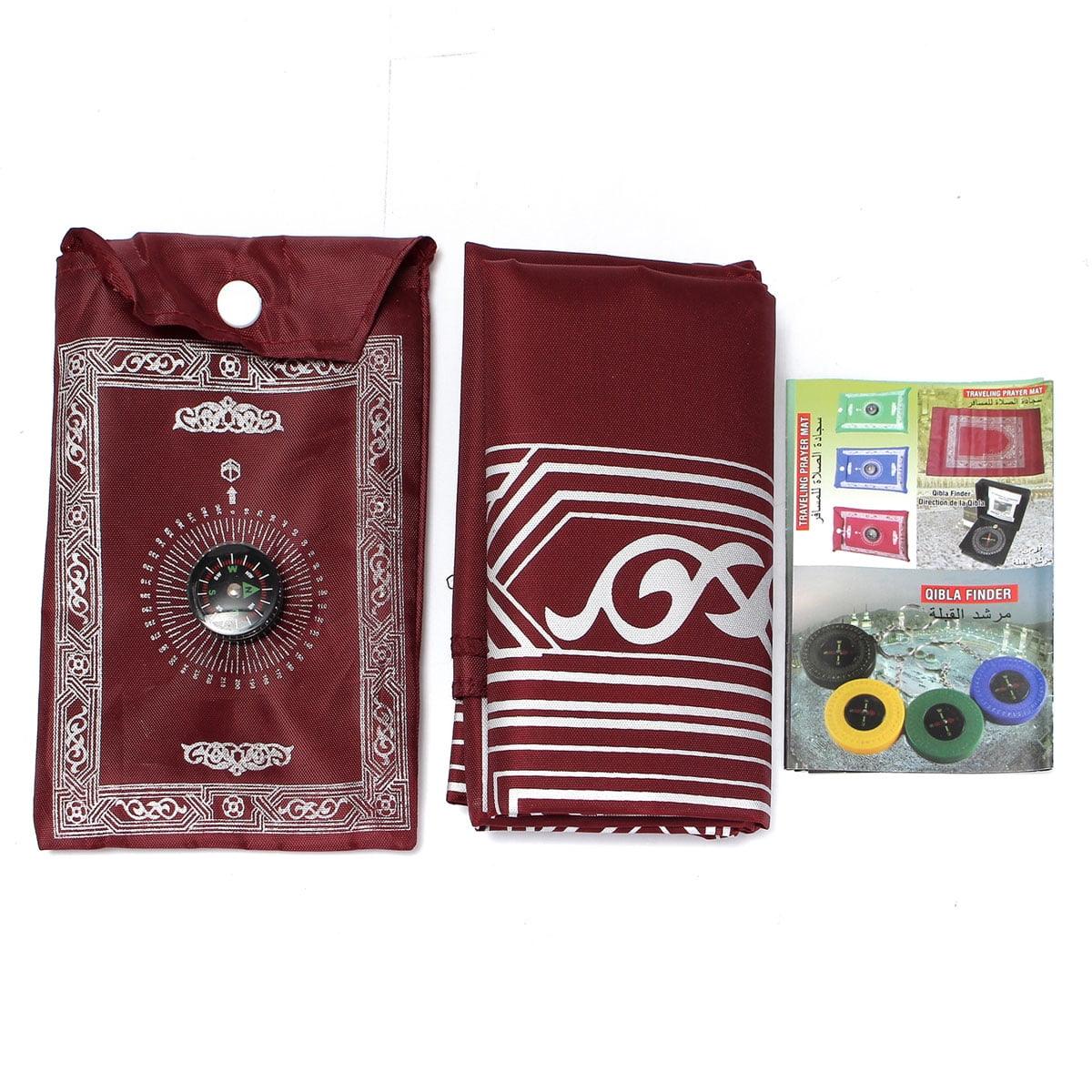Muslim Travel Prayer Rug With Pouch Islamic Portable Pocket Mat ...