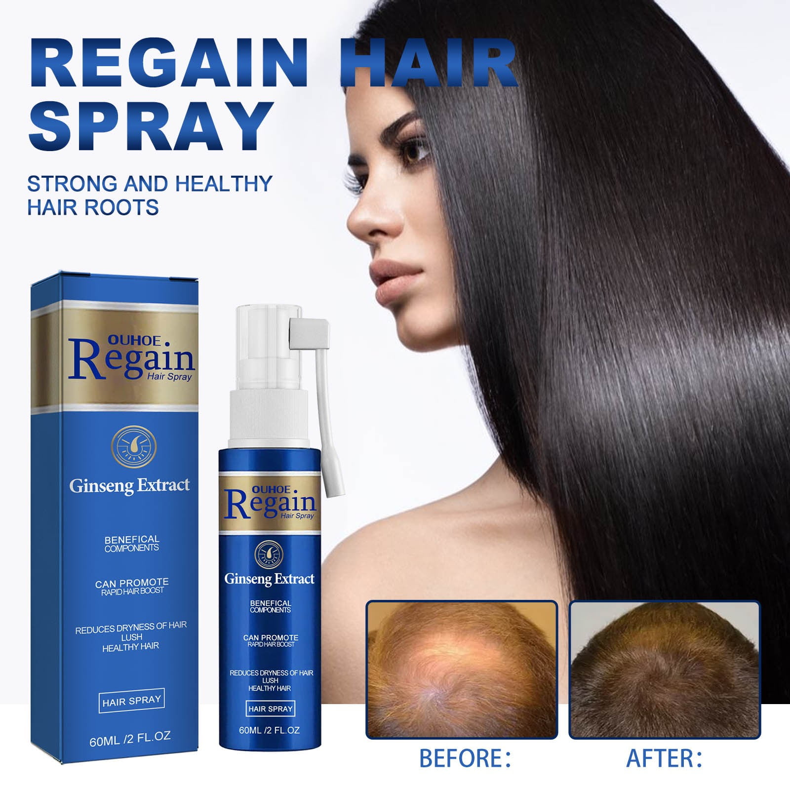 Spray Capilar Denso Fiudx Ginseng Rojo 60ml | Walmart en línea