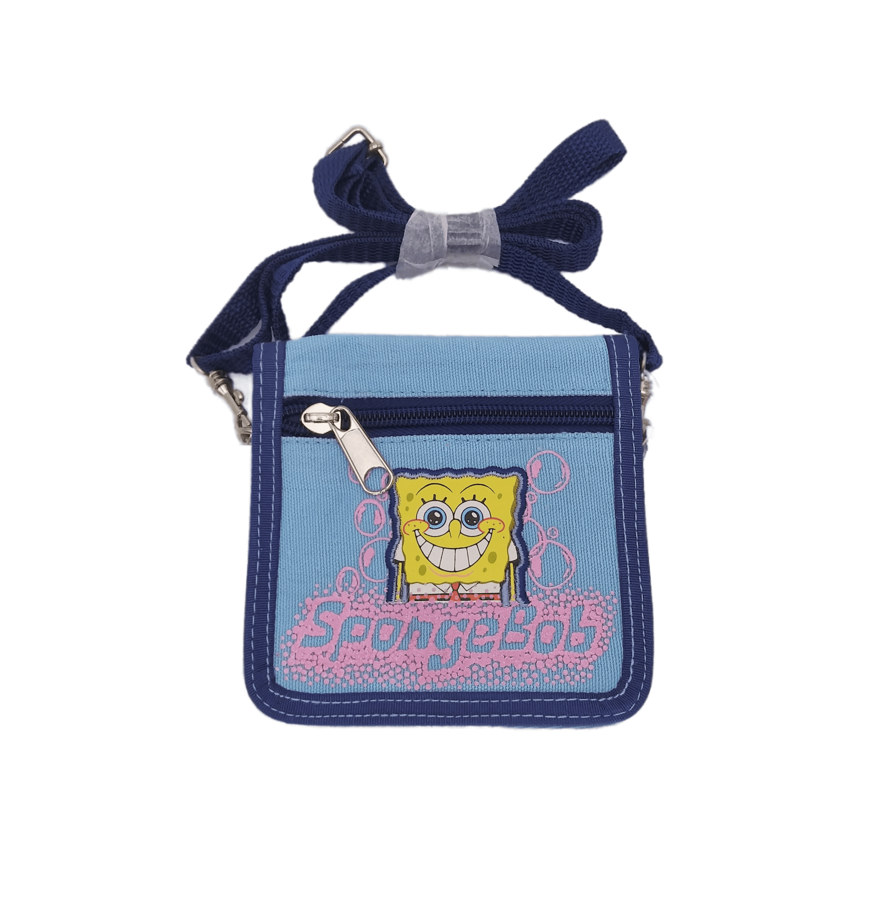 Spongebob Squarepants Wallet with Strap Blue Bubbles - Walmart.com