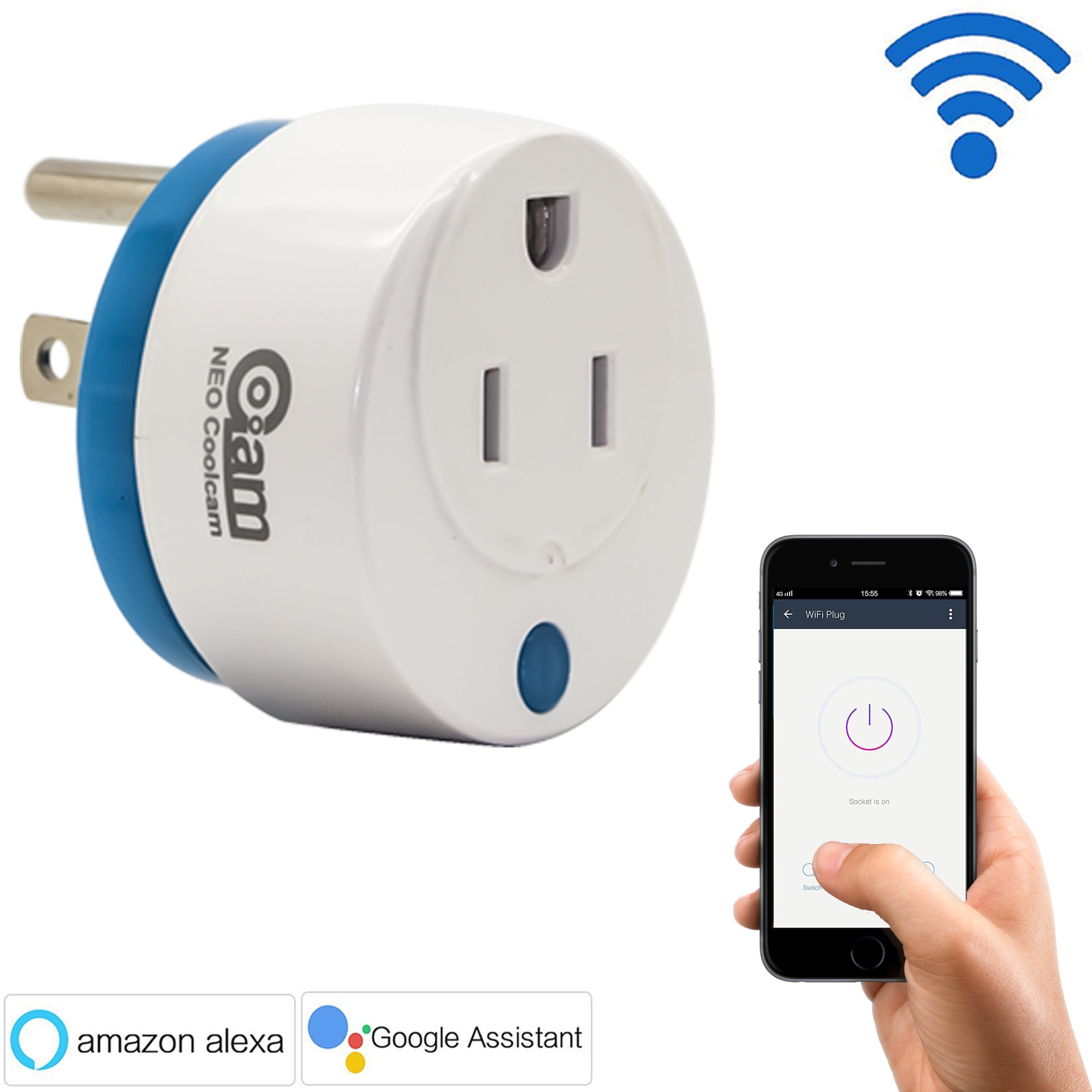 NEO WiFi Mini Smart Plug No Hub Required Works with Amazon Alexa ...