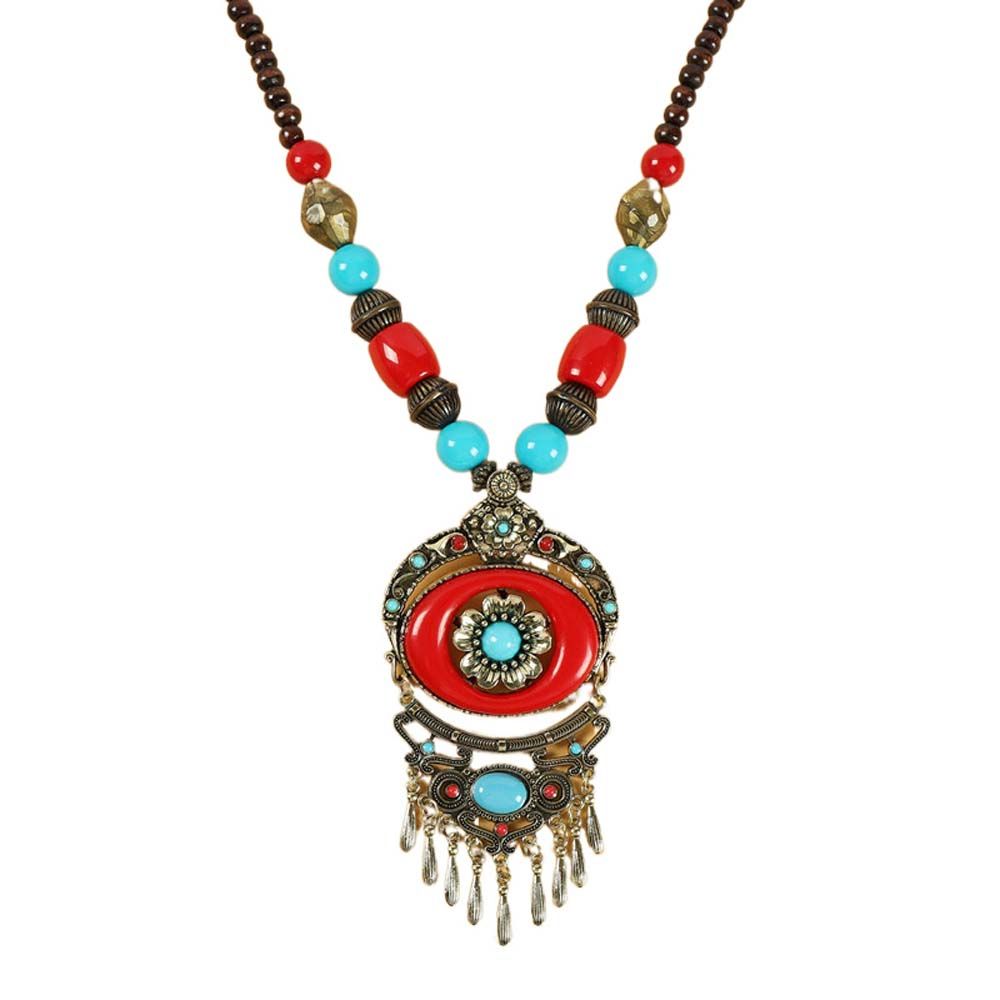 Vintage Fashion Tibetan Jewelry Gypsy Long Chain Ethnic Head Chain ...