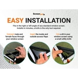 ScreenLet Window Screen Pass Through Attachment - Black - Walmart.com