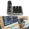 Mini Custom Keypad 9 Keys 3 Knobs Programmable RGB Backlit Programming ... Mini Custom Keypad 9 Keys 3 Knobs Programmable RGB Backlit Programming ...