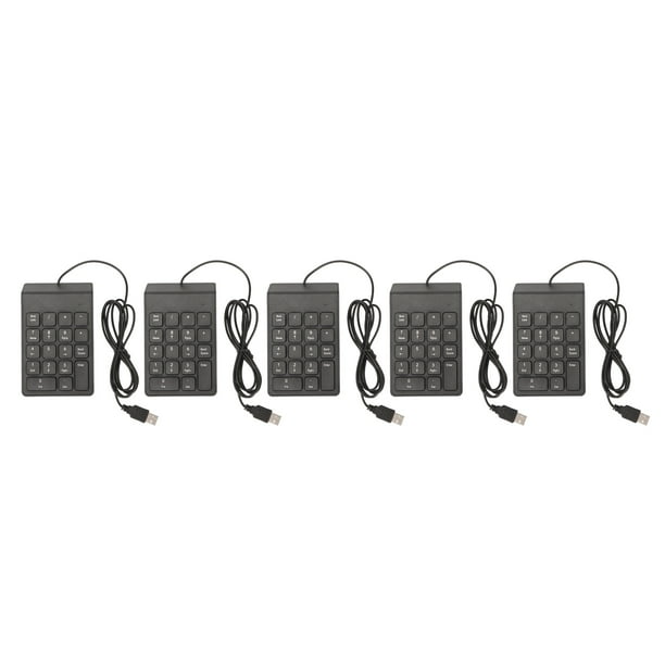 Number Keypad,Wired Number Pad 18 Wired Numeric Keypad Mini Numeric ...