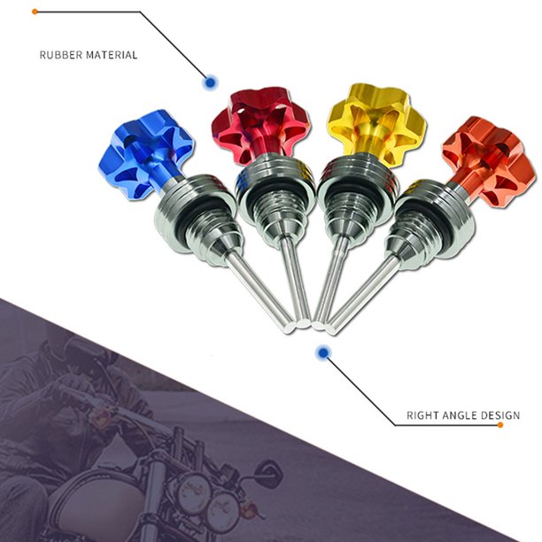 Level Gauge Meter Motorbike Oil Cap Motorcycle Engine Oil Tank Dipstick ...