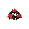 Artificial Sunflower and Maple Leaf Candle Ring Wreath, Combined ...