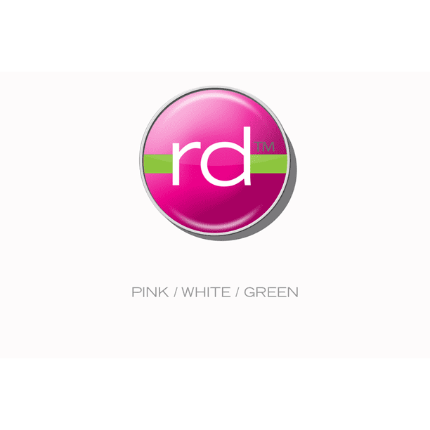 RaceDots: Magnetic Race Number Positioning System 4-Pack - PINK / WHITE ...