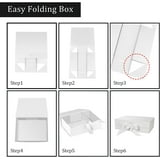 Gift Box with Lid for Presents 10x8.7x3.5Inches with Ribbon and ...