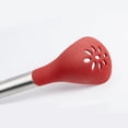 Cuisipro Silicone & Stainless Steel Slotted Spoon, Red - Walmart.com